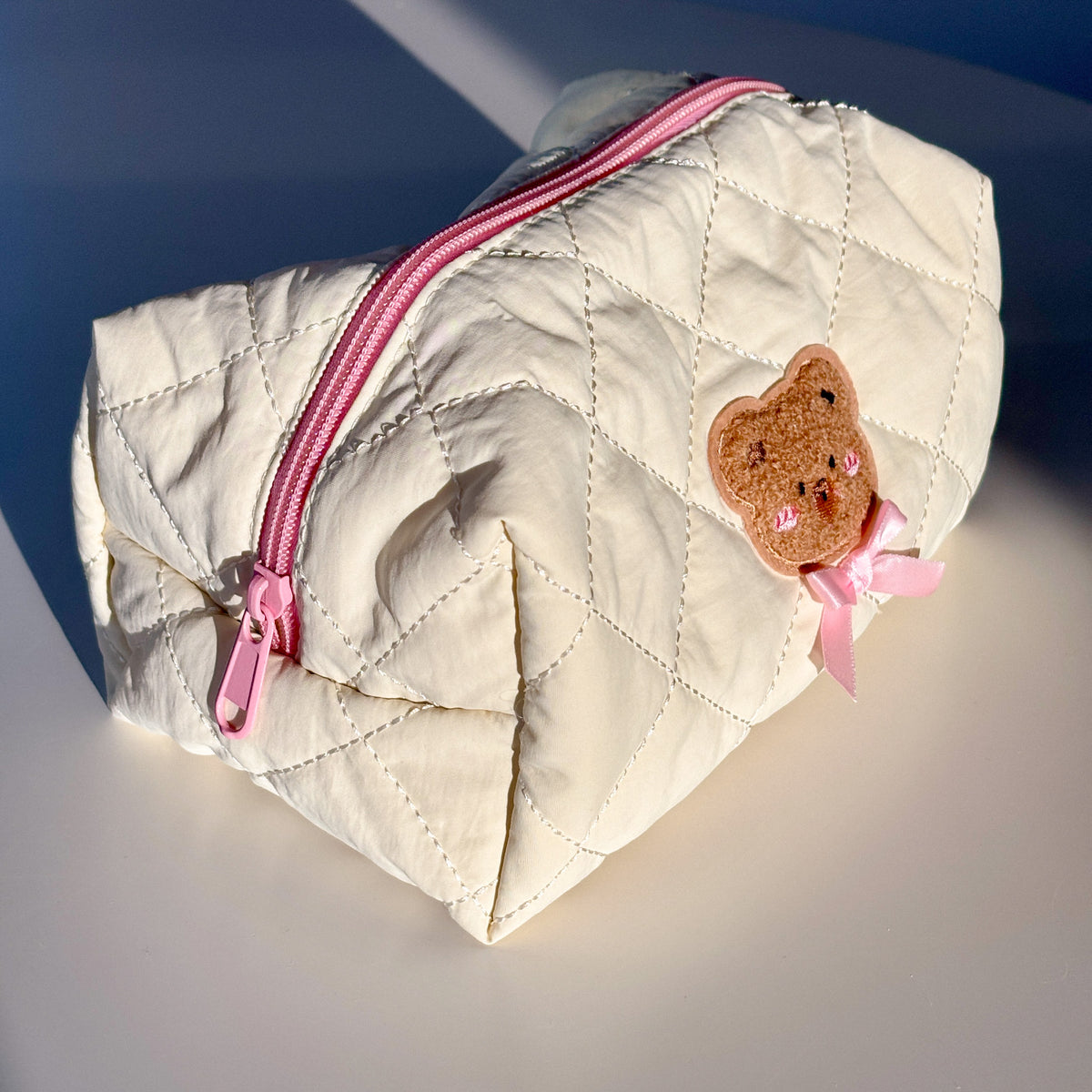 cozy teddy pouch – Ahn Studio