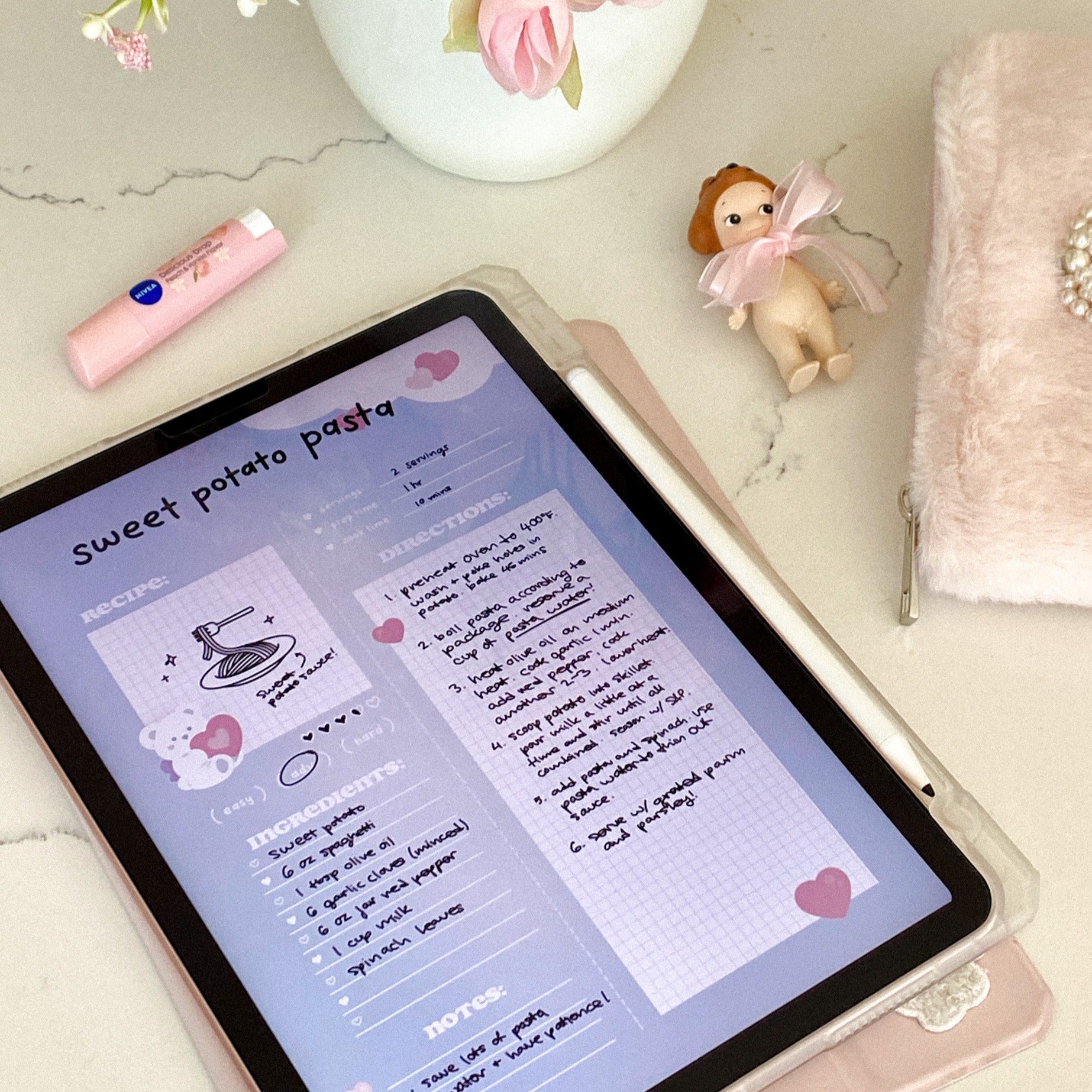 digital / printable recipe cards & meal planner set – Ahn Studio