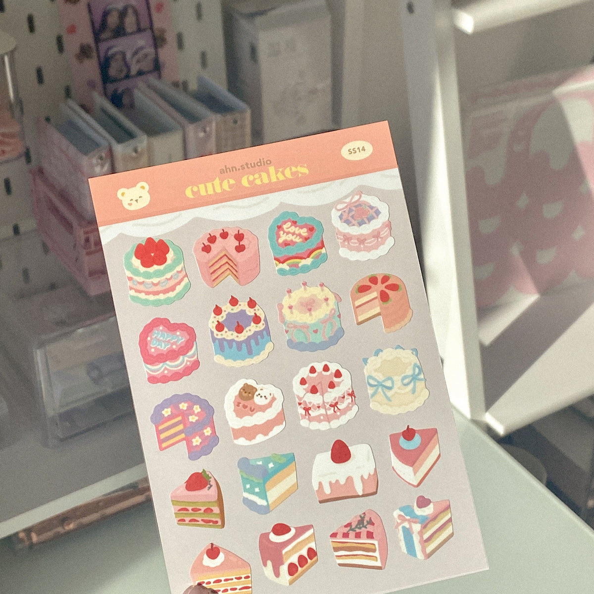 cute cakes sticker sheet – Ahn Studio