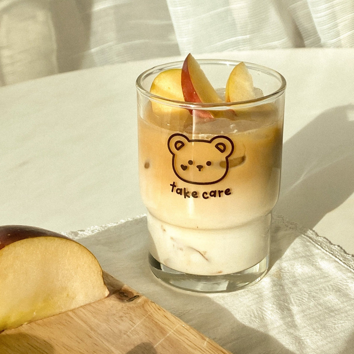 take care bear glass cup – Ahn Studio