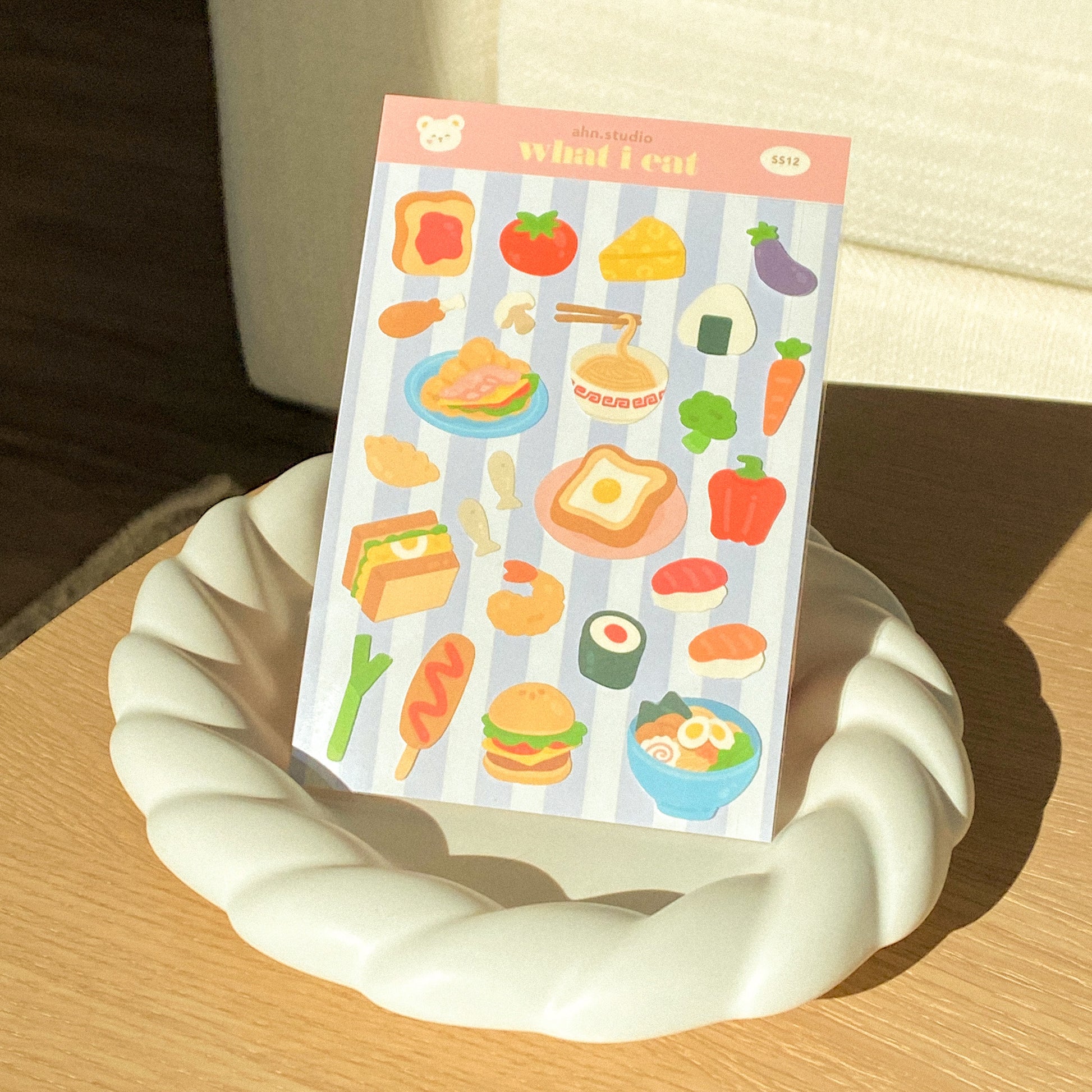 "what i eat" sticker sheet – Ahn Studio