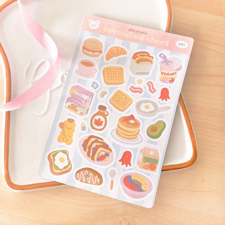 breakfast sticker sheet – Ahn Studio