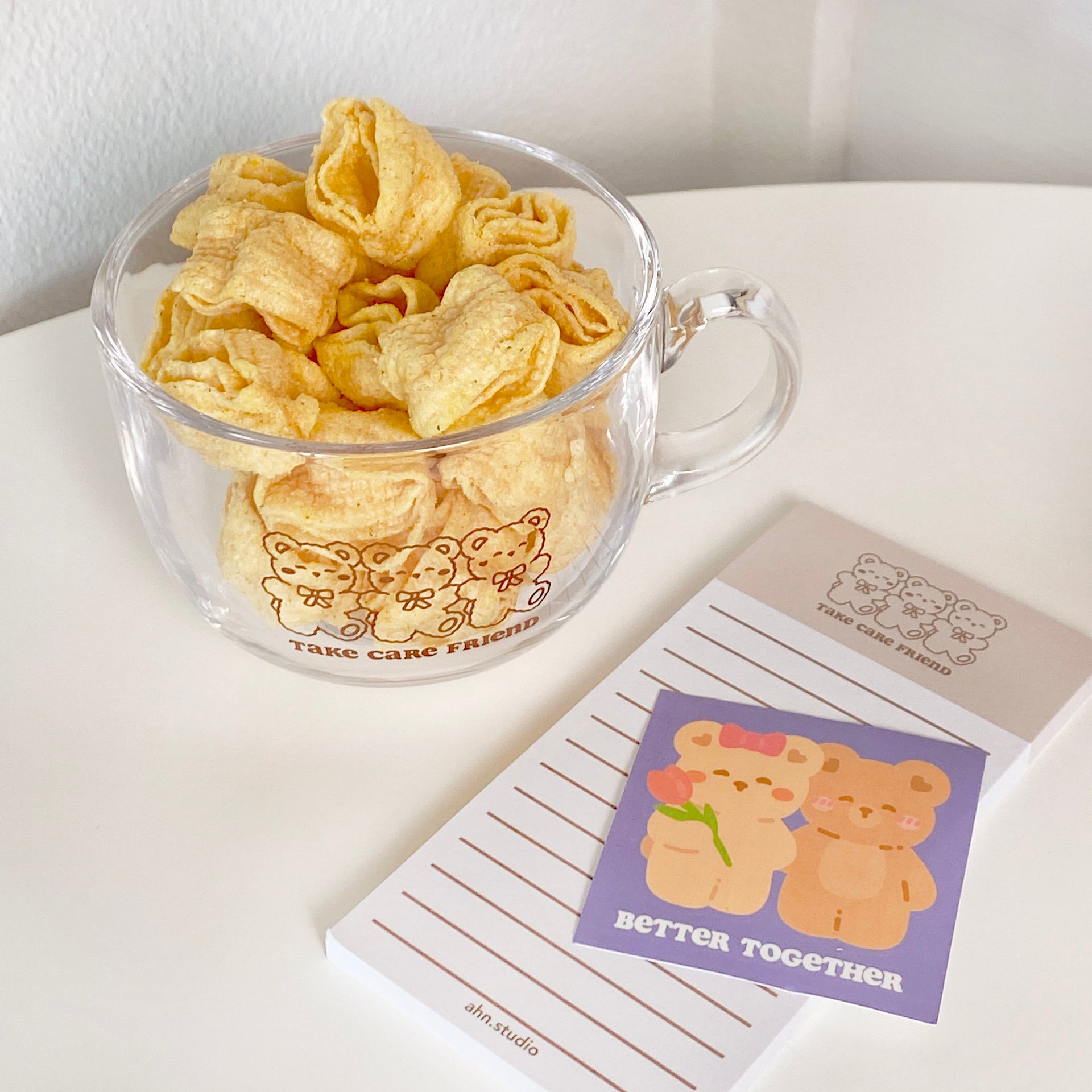 'take care' cereal cup bowl – Ahn Studio