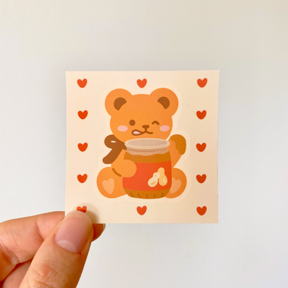 peanut butter bear sticker – Ahn Studio