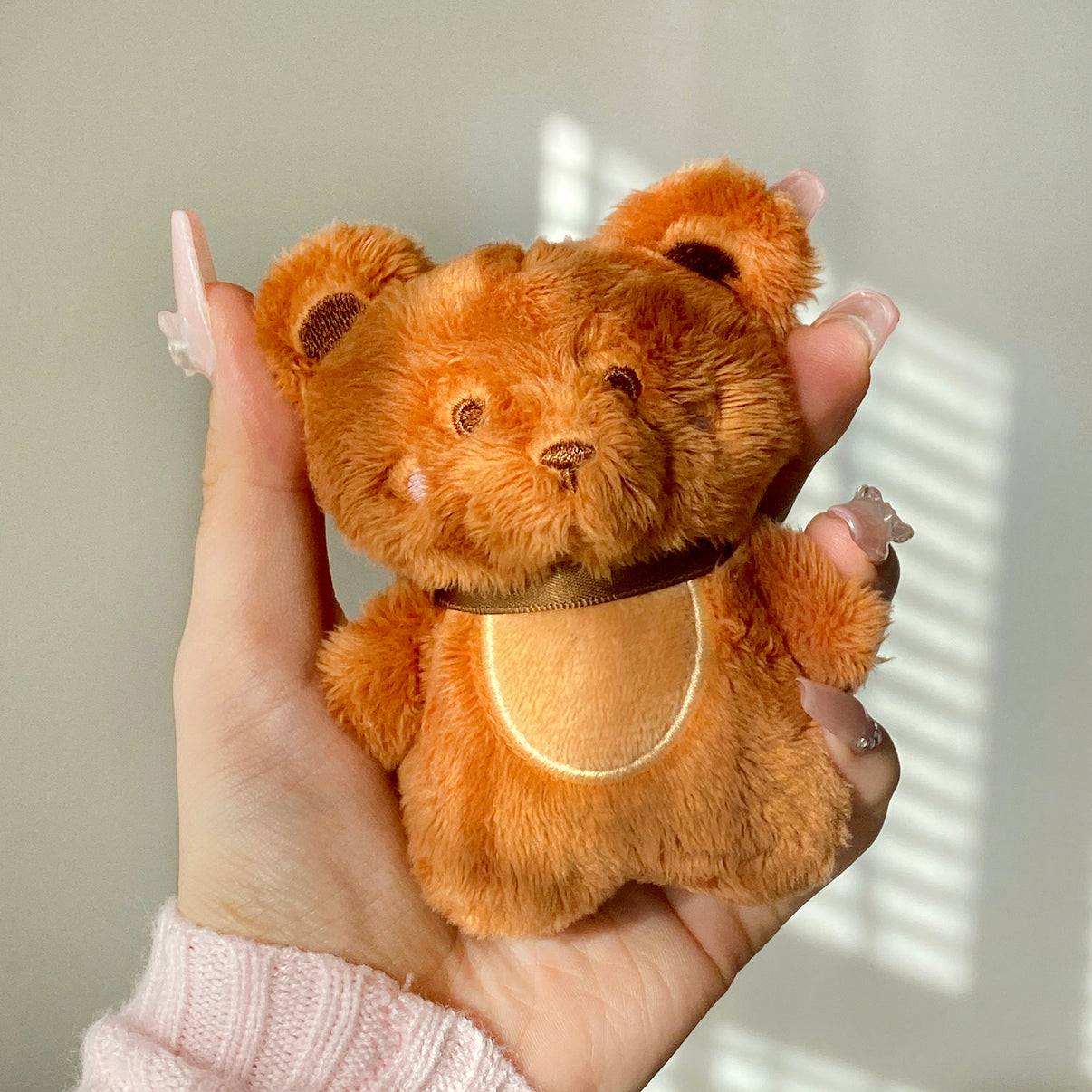 peanut butter bear plush keychain – Ahn Studio